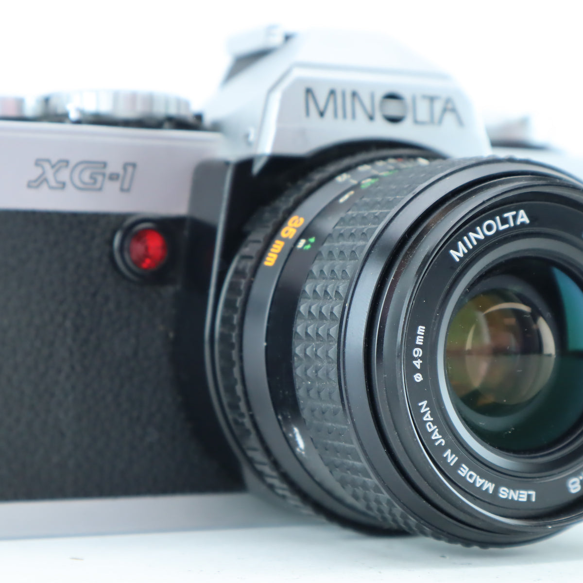 Minolta XG-1 with MD W.ROKKOR 35mm 1,8 – Hard to Find Camera Store