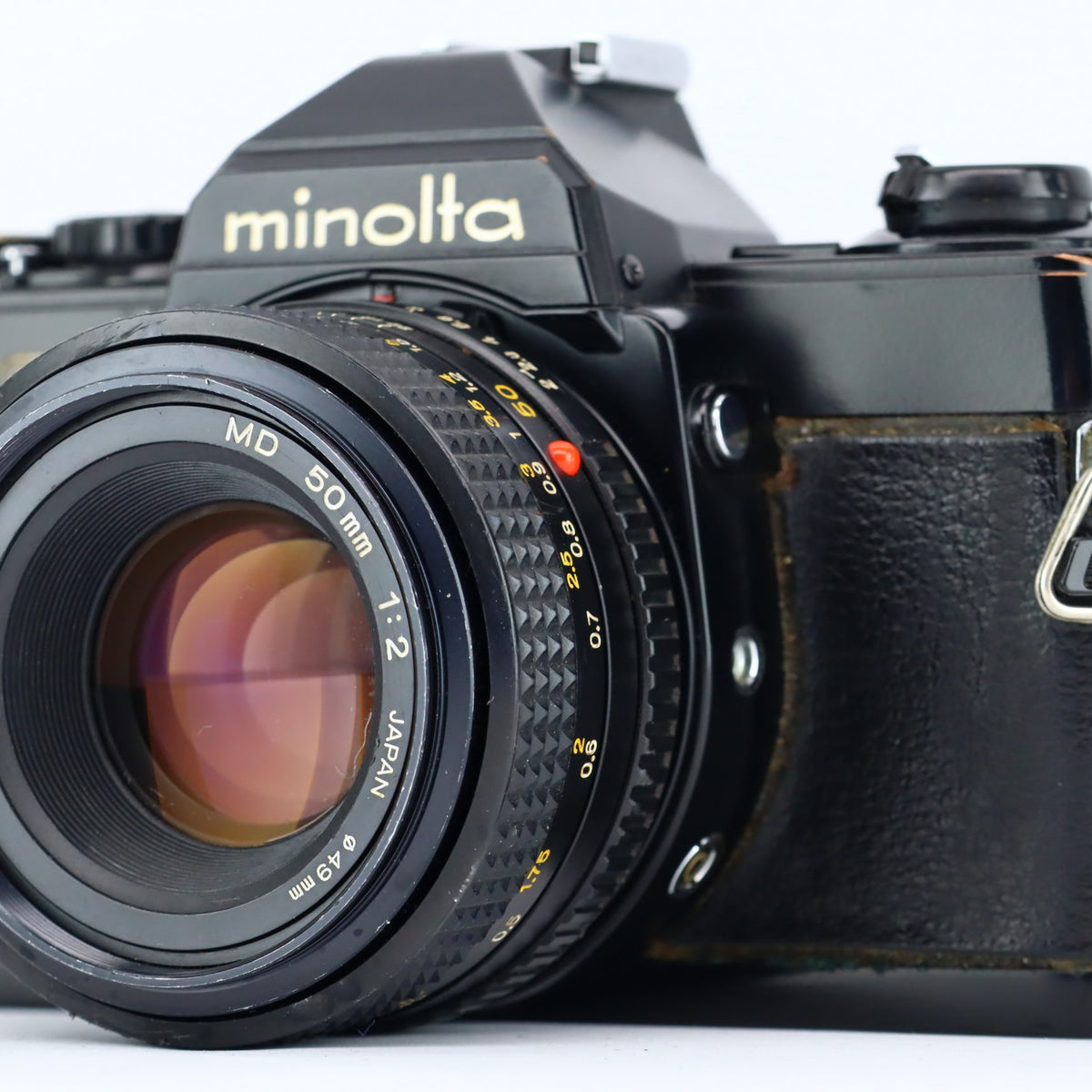 Minolta XG2 with Minolta MD 50mm 1:2 – Hard to Find Camera Store