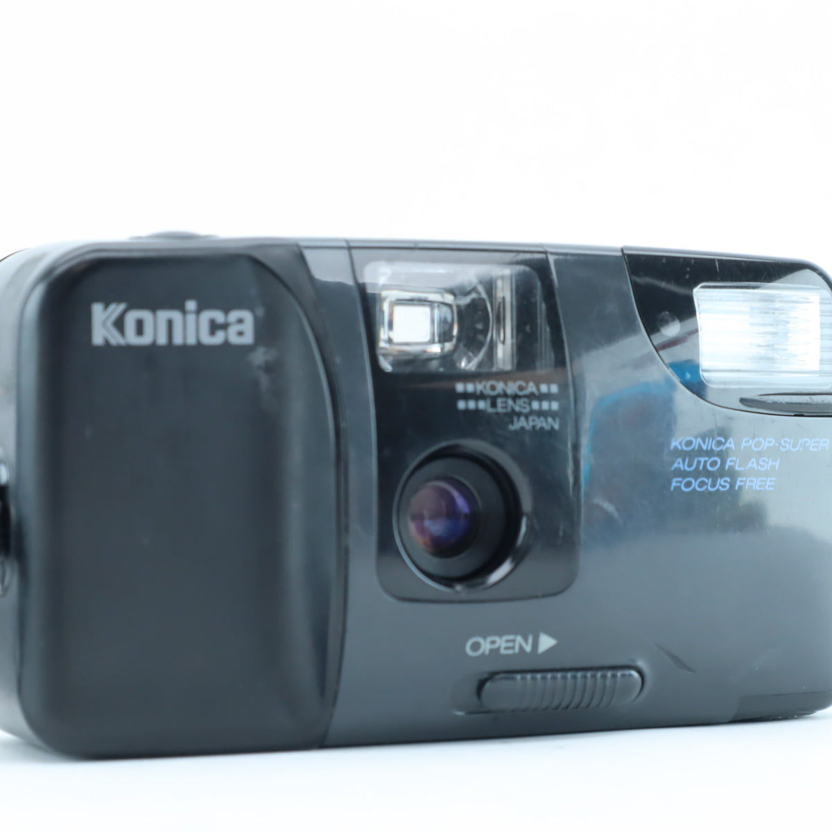 Konica Pop Super – Easy 35mm Compact Camera with Built-in Flash – Hard ...