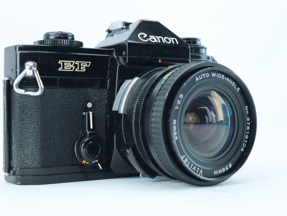 Canon EF + Vivitar 28mm f/2.5 – Hard to Find Camera Store