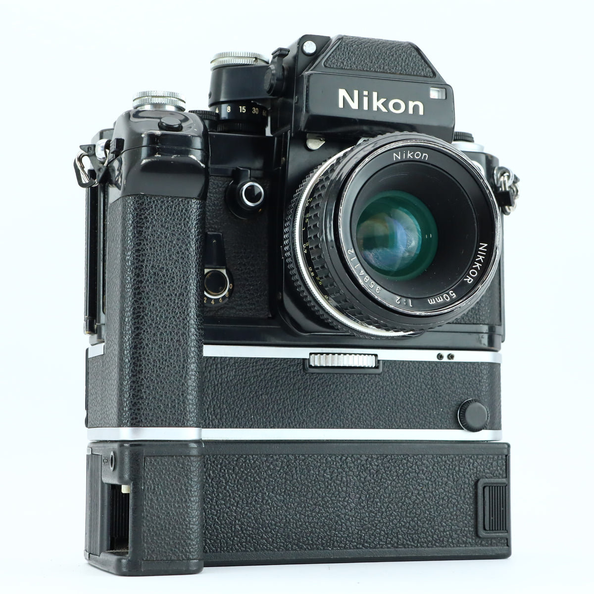 Nikon F2 + NIKKOR 50mm 2 +Nikon MD-2 Battery grip – Hard to Find Camera ...