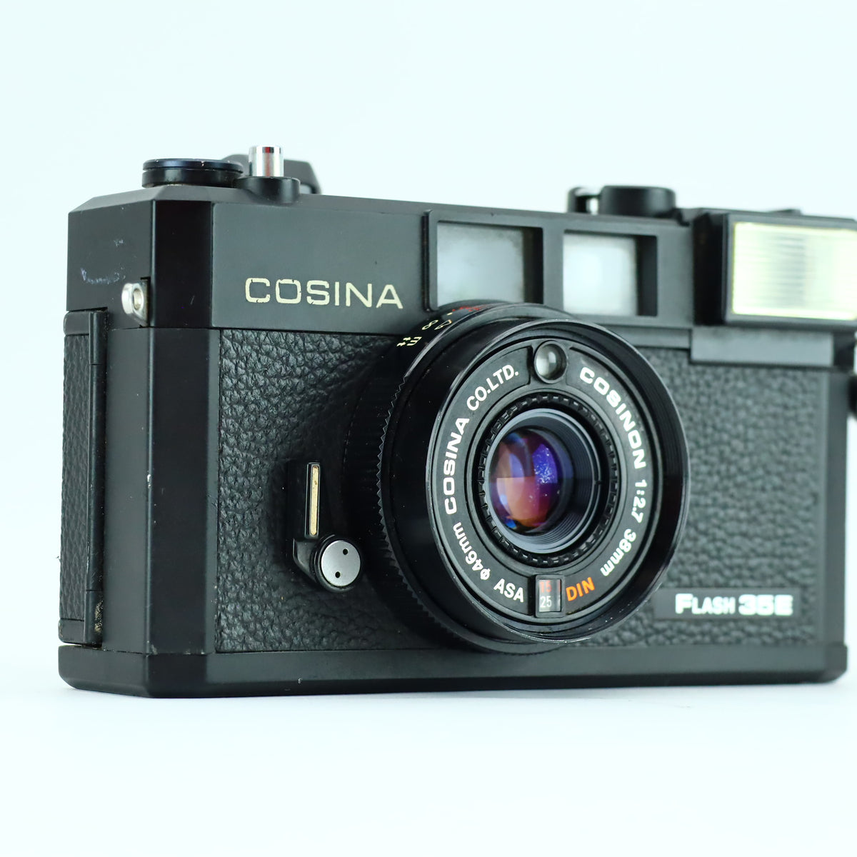 Cosina Flash 35E with Cosinon 1:2.7 38mm – Hard to Find Camera Store