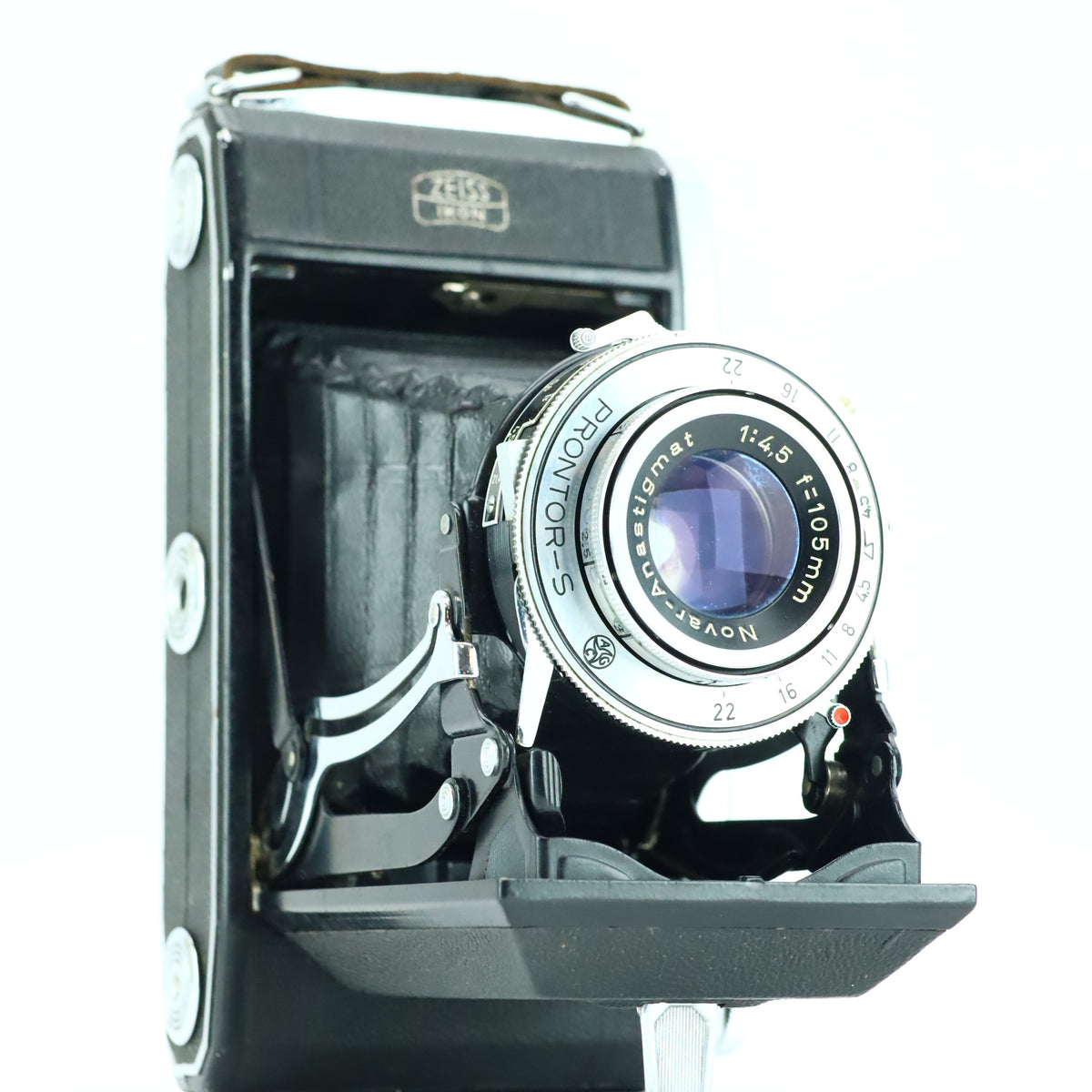 Zeiss Ikon Nettar with Prontor-S Novar-Anastigmat 1:4,5 f=105mm lens ...